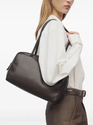 THE ROW Astra Leather Bowling Bag