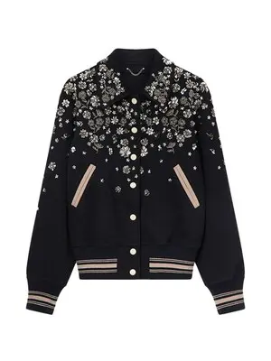 GOLDEN GOOSE Embellished Wool Bomber Jacket