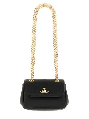 VIVIENNE WESTWOOD Borsa Small Con Catena - Black