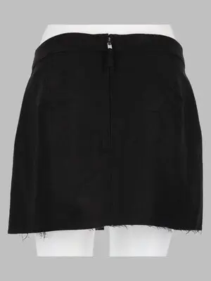 Rick Owens Fog Cutoff Mini Skirt