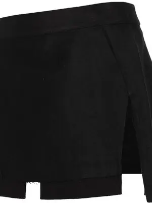 Rick Owens Fog Cutoff Mini Skirt