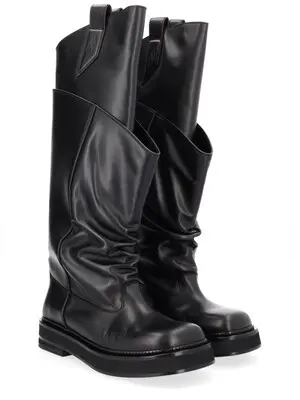 Attico Passeggiata" Leather Boots