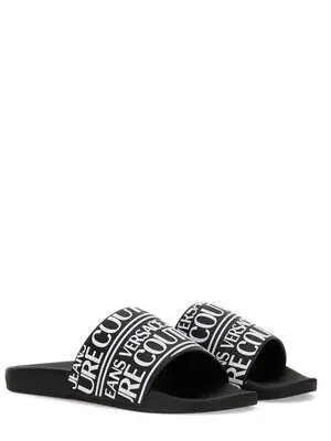 Versace Logo Slide Sandals