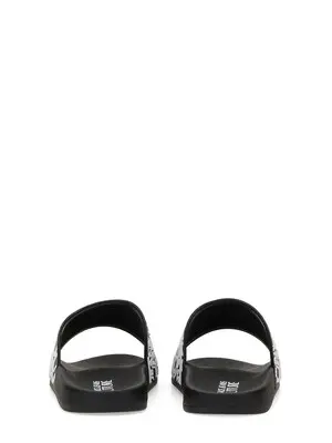 Versace Logo Slide Sandals