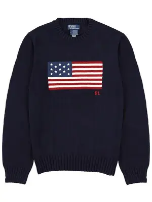 Polo Ralph Lauren Cotton Flag Sweater