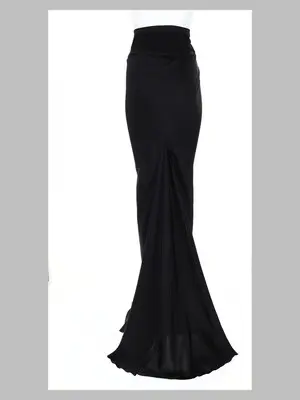 Rick Owens Slim Long Skirt