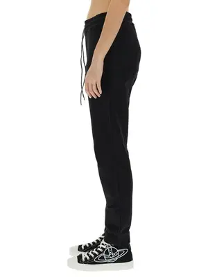 VIVIENNE WESTWOOD Jogging Pants With Spray Print Orb