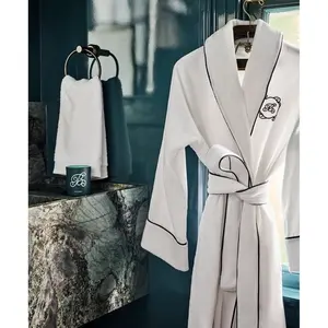Frette Hotel Bloomingdale's Continental Velour Robe Exclusive