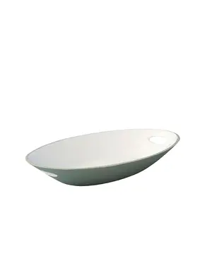 BE HOME Easton Handled Dish - Dove