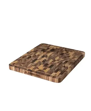 BE HOME Acacia End Grain Rectangular Cutting Board - Brown