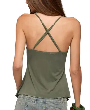 EDIKTED Kirstine Bead Patch Tank Top