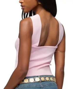 EDIKTED Kerren Knotted Knit Top