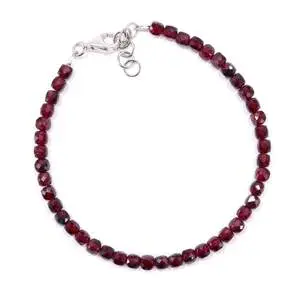 MINERALGEMS ✩ STUDIO Almandine Garnet Bead Bracelet