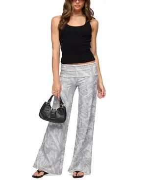 EDIKTED Harlowe Ribbed Racerback Tank Top