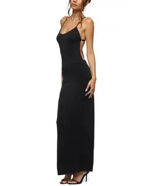 EDIKTED Zhuri Ring Backless Maxi Dress