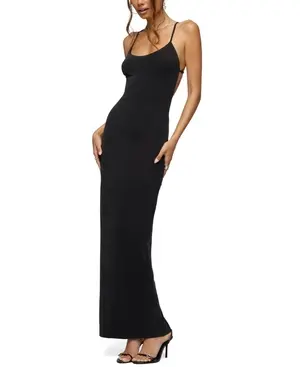 EDIKTED Zhuri Ring Backless Maxi Dress
