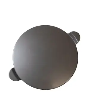 OLD STONE Glazed Cordierite Pizza Stone With Handles, 17.9 L - Dark Grey