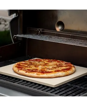 OLD STONE Cordierite Rectangle Pizza Stone, 16 W