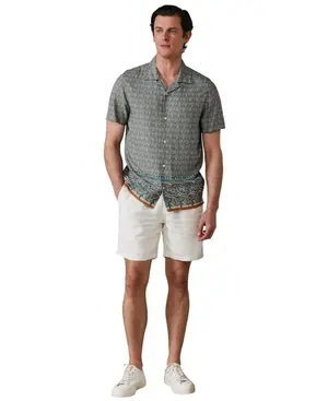 Aubin Belmont Printed Shirt - Tile Print