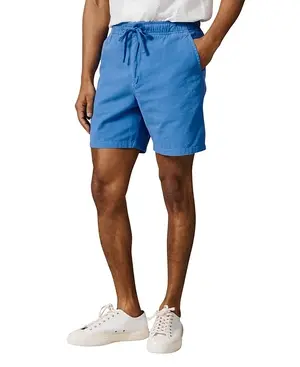 Aubin Allanby Cotton Drawstring Rugby Short - Cornflower