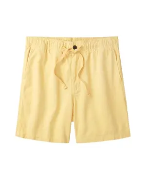 Aubin Allanby Cotton Drawstring Rugby Short - Yellow