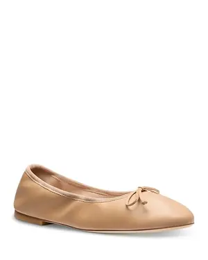 STUART WEITZMAN Nia Ballet Flats - Adobe/blush
