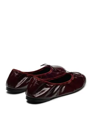 STUART WEITZMAN Nia Ballet Flats - Boysenberry