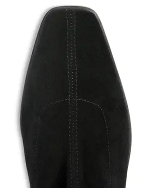 STUART WEITZMAN Staci Stretch Suede Ankle Boots