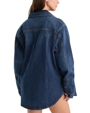 Good American The Denim Overshirt