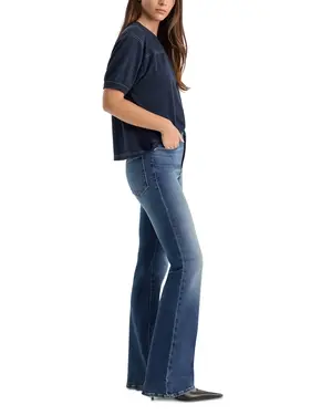 Good American Good Classic High Rise Bootcut Jeans In Indigo1327b