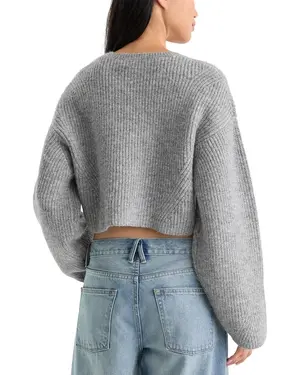 Good American Cardigan - Heather Grey