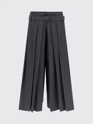 Brunello Cucinelli Cropped Wide-leg Pleated Wool Trousers