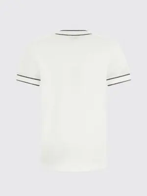 Brunello Cucinelli Crewneck Cotton T-shirt With Contrast Trims