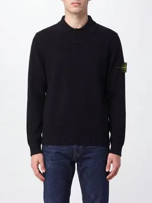 Stone Island Wool Knit Jumper - Black