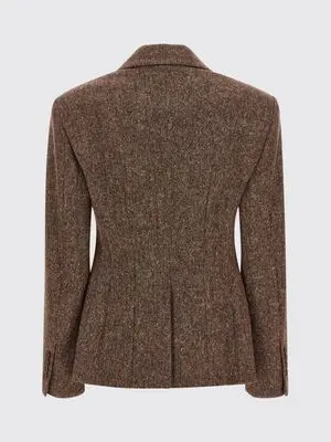 Brunello Cucinelli Double-breasted Wool Blend Blazer