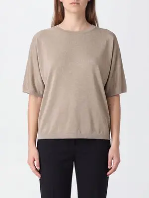 Brunello Cucinelli Relaxed Fit Cashmere And Silk Crewneck Jumper - Brown