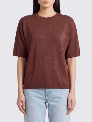 Brunello Cucinelli Brunello Cucinelli "Lead" Fine Knit Sweater Red