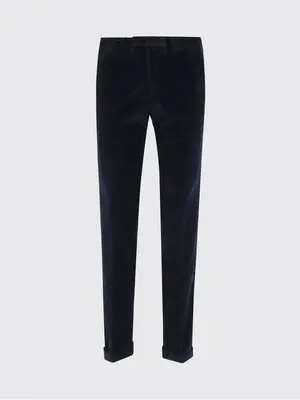 BRIGLIA 1949 Slim Fit Cotton Velvet Chino Trousers - Navy