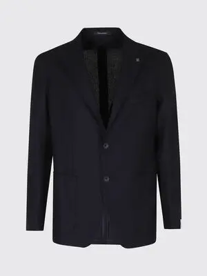 Tagliatore Single-breasted Wool Blazer With Peak Lapels And Back Vent
