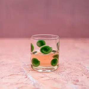 VIETRI Drop Double Old Fashioned Glass, Set Of 2