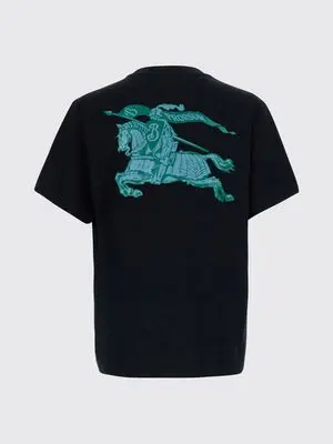 Burberry Equestrian Knight Logo Cotton Crewneck T-shirt