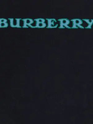 Burberry Equestrian Knight Logo Cotton Crewneck T-shirt