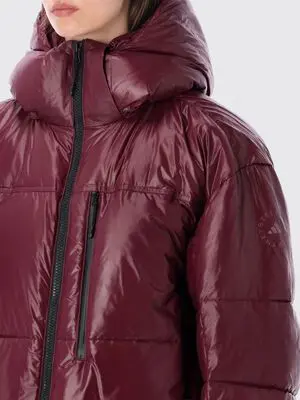 Adidas By Stella McCartney Short Hooded Puffer Jacket In Recycled Nylon