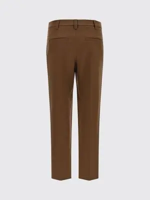 Brunello Cucinelli Straight-fit Stretch Cotton Chino Trousers With Monili Detail
