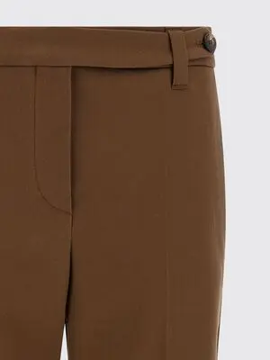 Brunello Cucinelli Straight-fit Stretch Cotton Chino Trousers With Monili Detail