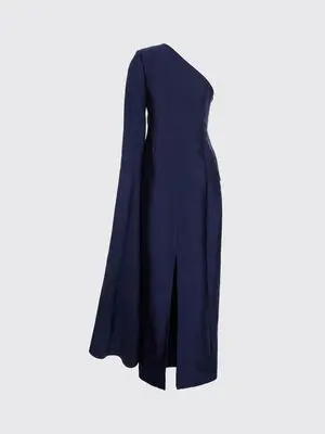 Solace London One-shoulder Draped Waist Gown