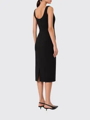 Max Mara Off-the-shoulder Square Neckline Cady Sheath Dress