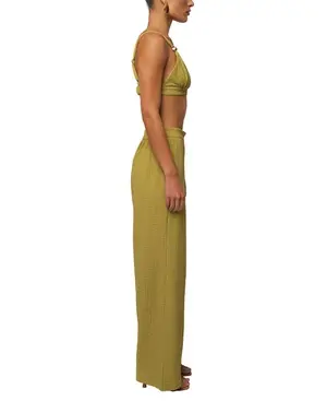 JLUXLABEL Dockside Crepe Knit Bralette