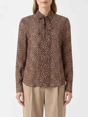 Brunello Cucinelli Printed Shirt With Tie Detail