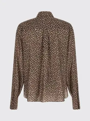Brunello Cucinelli Printed Shirt With Tie Detail